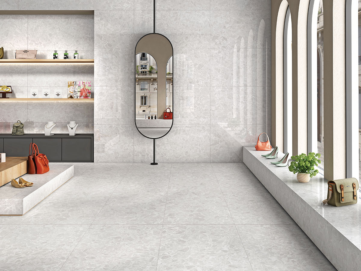 Silver Grey Floor Tiles Modern Home Tile